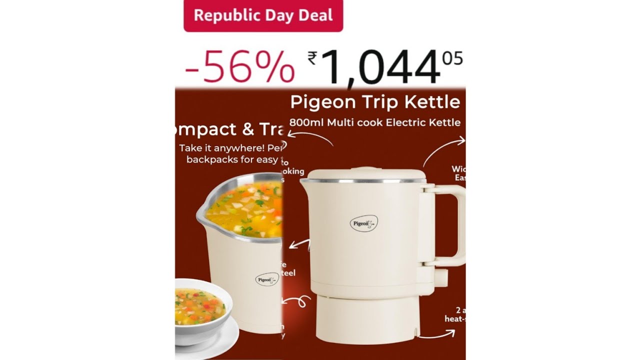 pigeon newly launched Trip multicook kettle 2025 - YouTube