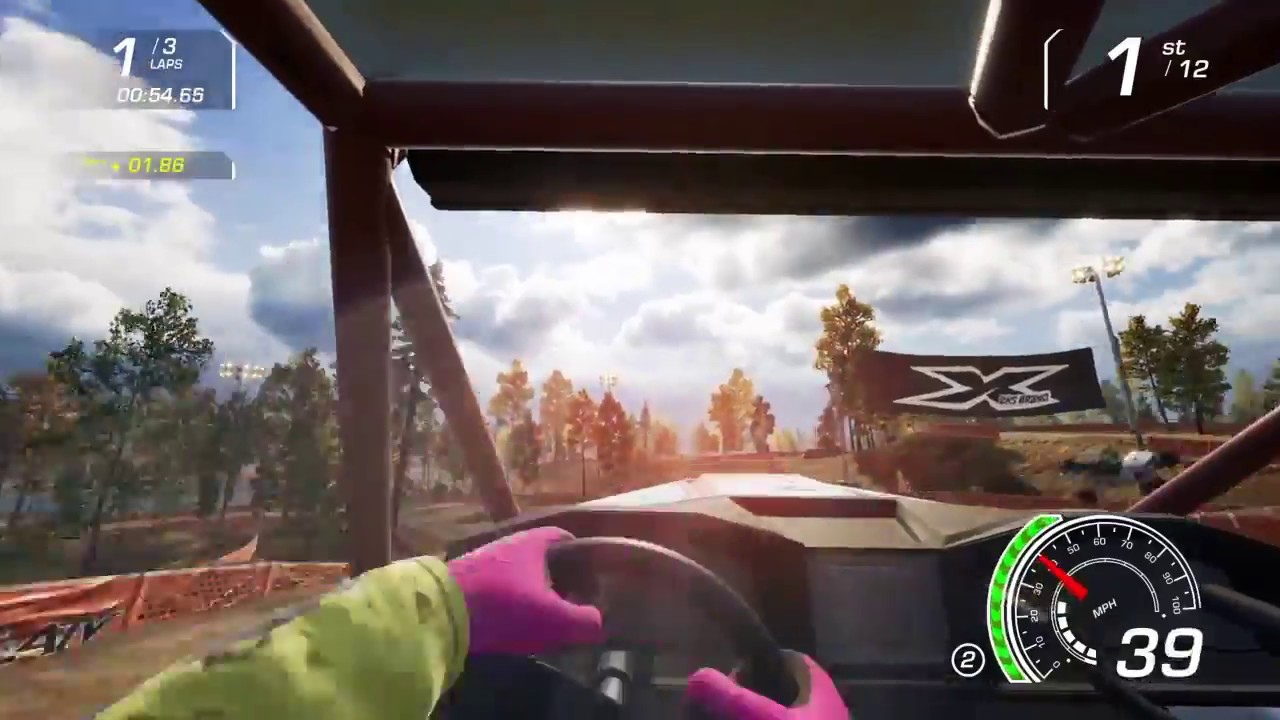 Mx vs atv all out.First person utv race - YouTube