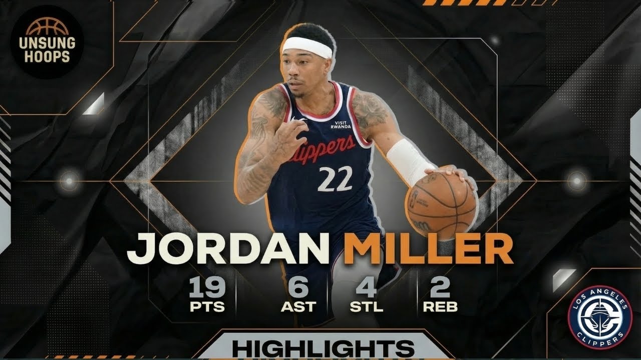 Jordan Miller 19 PTS, 6 AST, 4 STL vs Raptors | LA Clippers Highlights ...