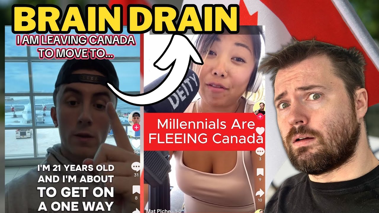 Canadian Brain Drain In 2025! Why Are So Many People Leaving Canada For ...