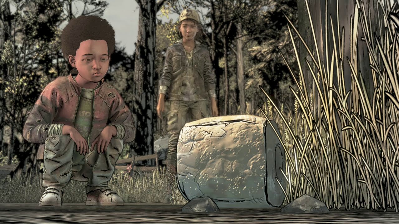 Clementine and the salt lick. TWD FS - YouTube