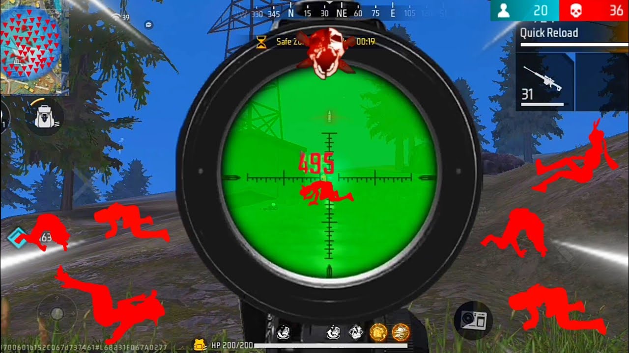 Free Fire new mode night hunter 3 enemy ki sath team up kar liya 😎 ab ...