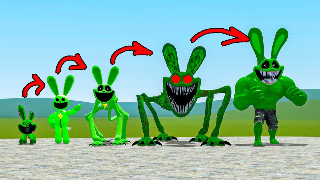 NEW EVOLUTION OF HOPPY HOPSCOTCH POPPY PLAYTIME 3 TO MECHA TITAN HOPPY ...