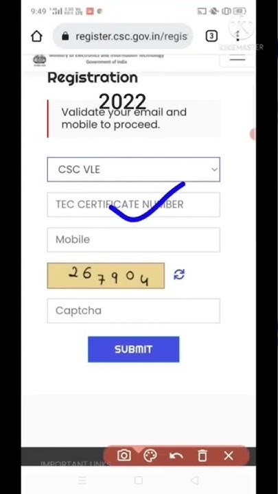 CSC Registration 2022 ||csc id kaise banaye || csc ke liye registration ...