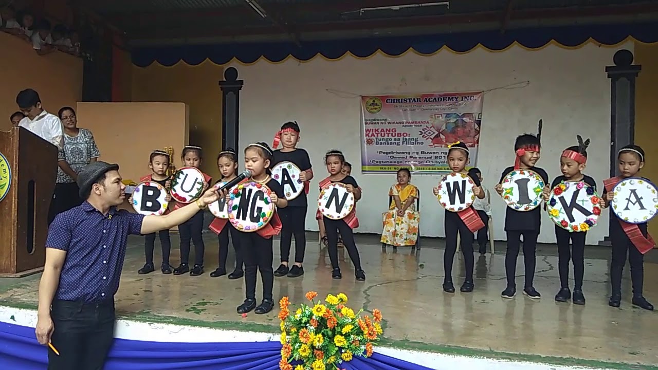 Buwan ng wika Akrostik (Christar Academy NKP) - YouTube