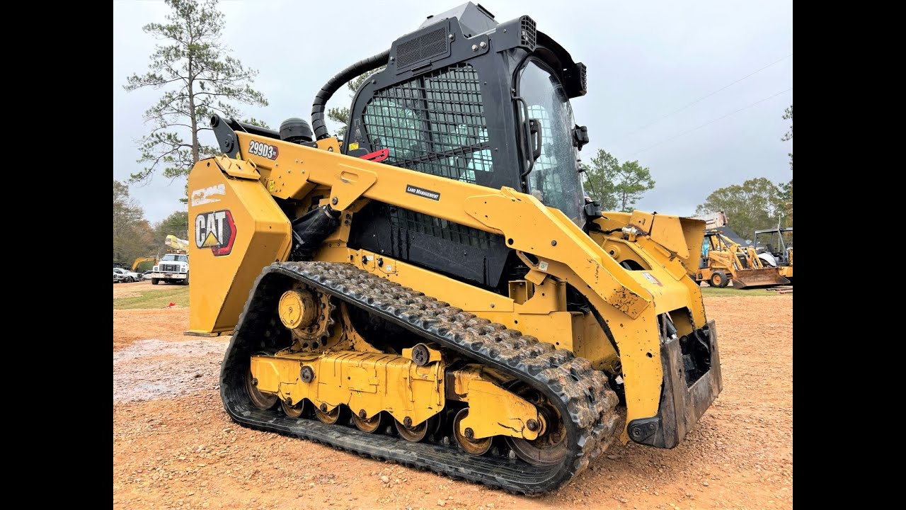 2019 Caterpillar 299D3XE Land Management Skid Steer Lot#343 - YouTube