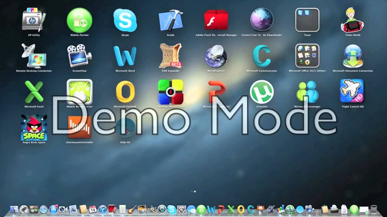 How to get an app to hide all apps on the desktop - YouTube