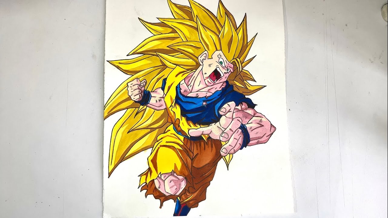 How to Draw Goku SSJ3 | Dragon Ball Z - YouTube