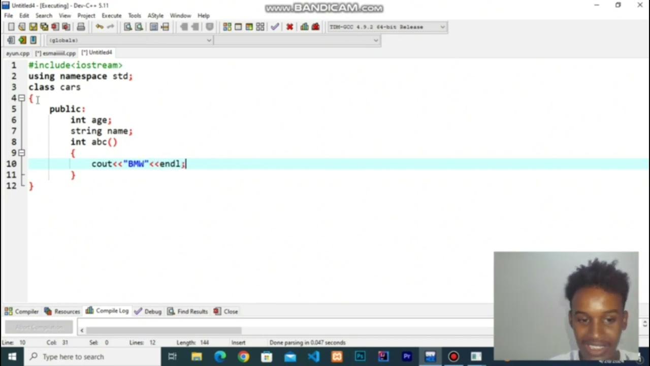 Oops Codingclass And Object In C Youtube