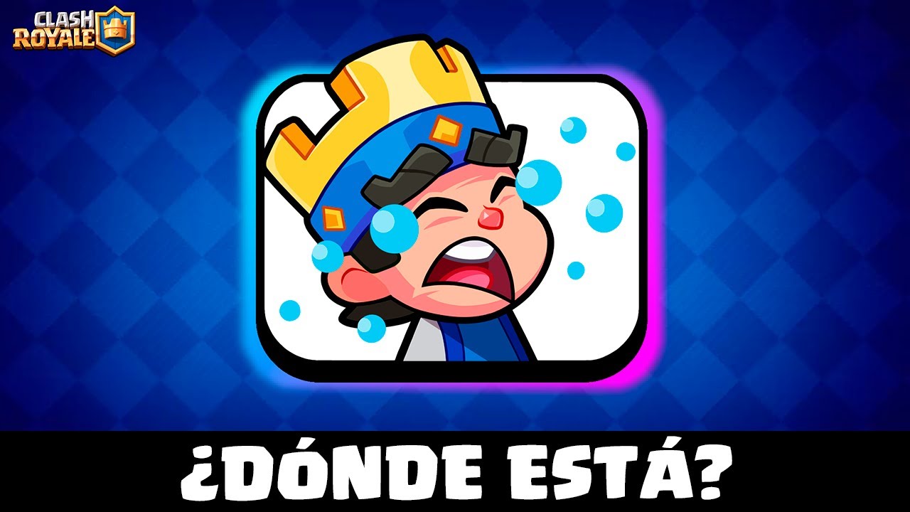 Emote de REY BEBÉ LLORANDO... ¿Dónde Está? | noticias clash royale ...