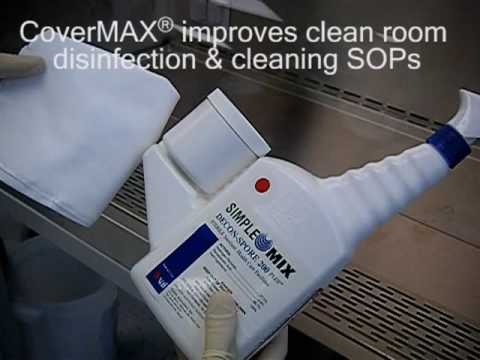 CoverMAX® Improves Cleanroom Disinfection & Cleaning SOPs - YouTube