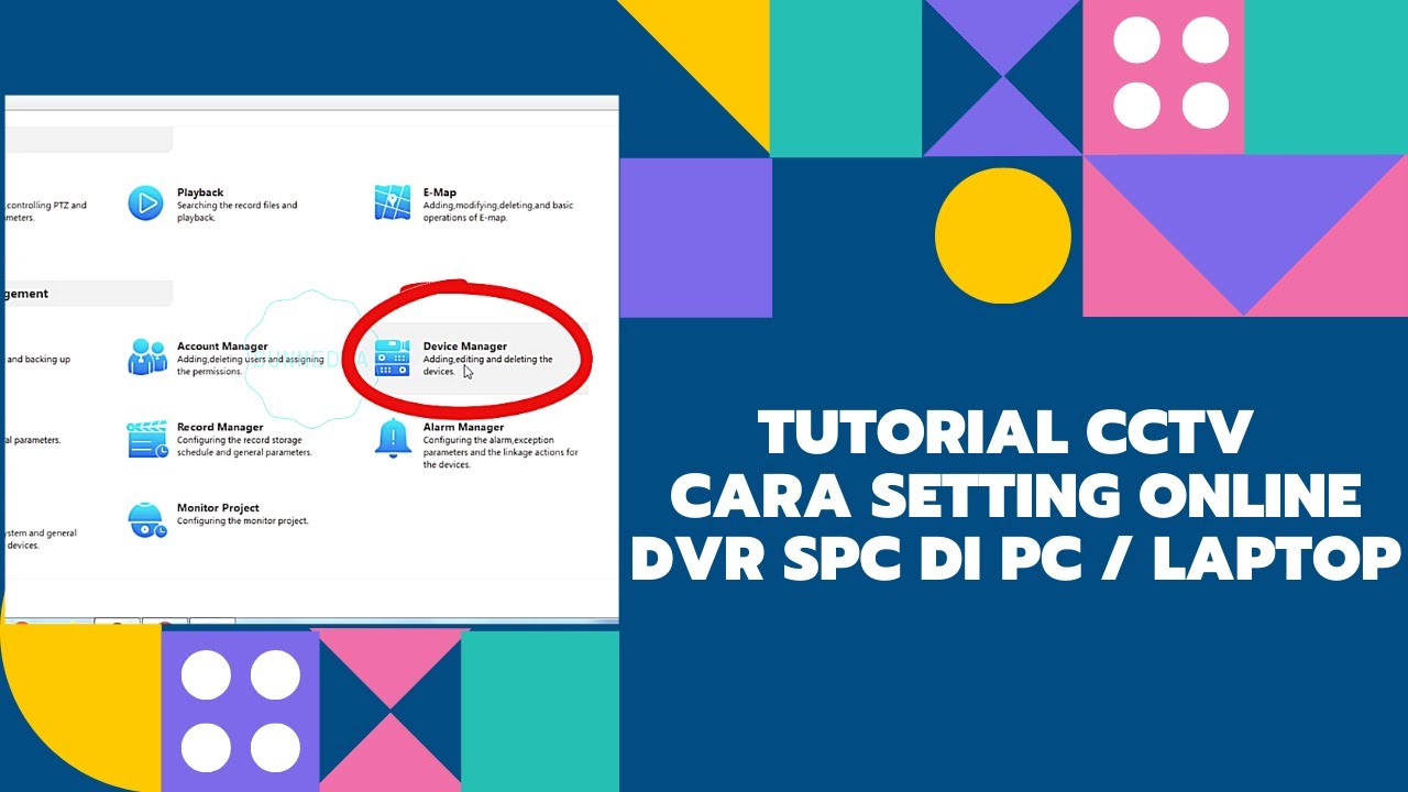 TUTORIAL CCTV - Cara setting online DVR SPC ke PC atau Laptop - YouTube