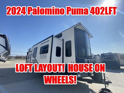 You won't believe the space in this 2024 PALOMINO PUMA 402LFT! - YouTube