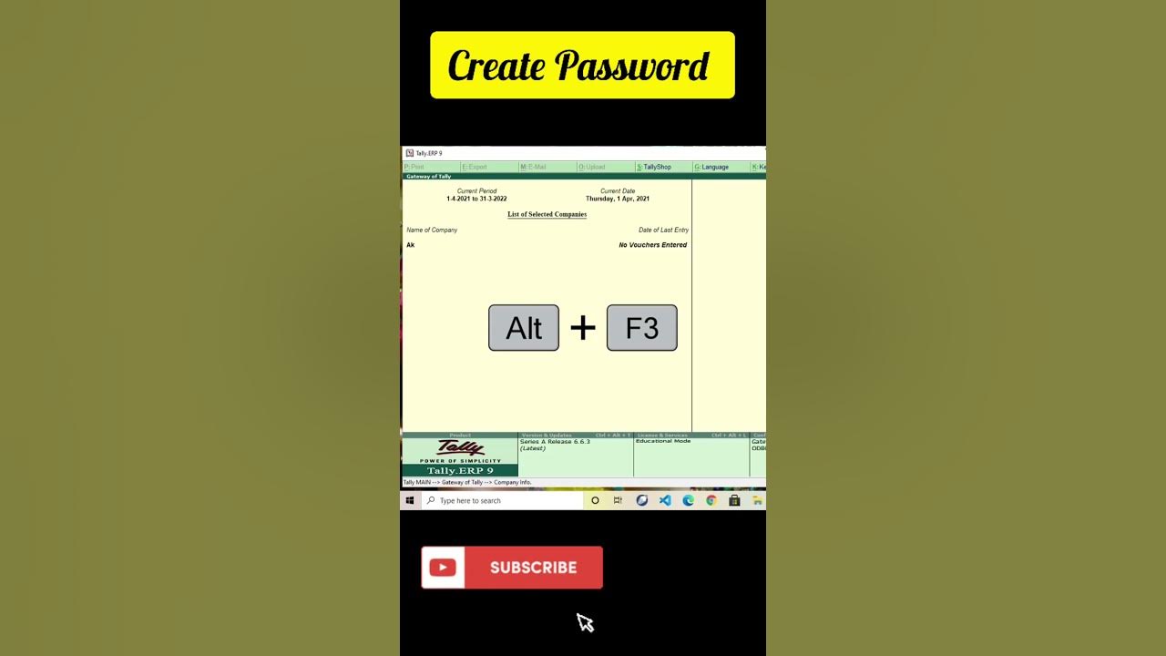 How To Create Password In Tally Erp 9 Create Password In Tally how-to-create-password-in-tally-erp-9-create-password-in-tally