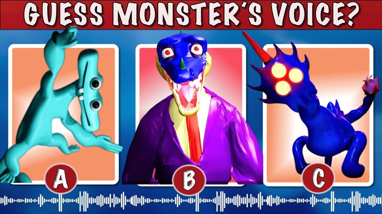 Guess the MONSTER'S VOICE #43 | GARTEN OF BANBAN 4 | JOKING JESSY ...