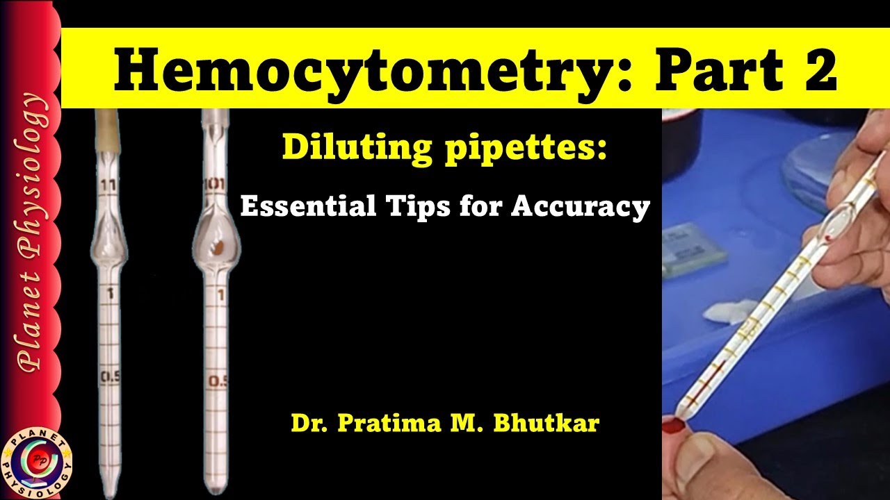 Hemocytometry Part-2 | Diluting Pipettes - YouTube