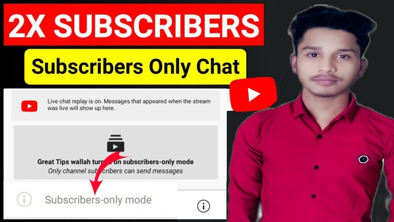how to enable subscriber only mode | subscriber mode on kaise karen ...