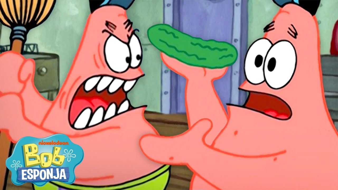 Bob Esponja | Patrick Sendo Uma Estrela por 2024 Segundos ⭐️ | Bob Esponja em Português - YouTube