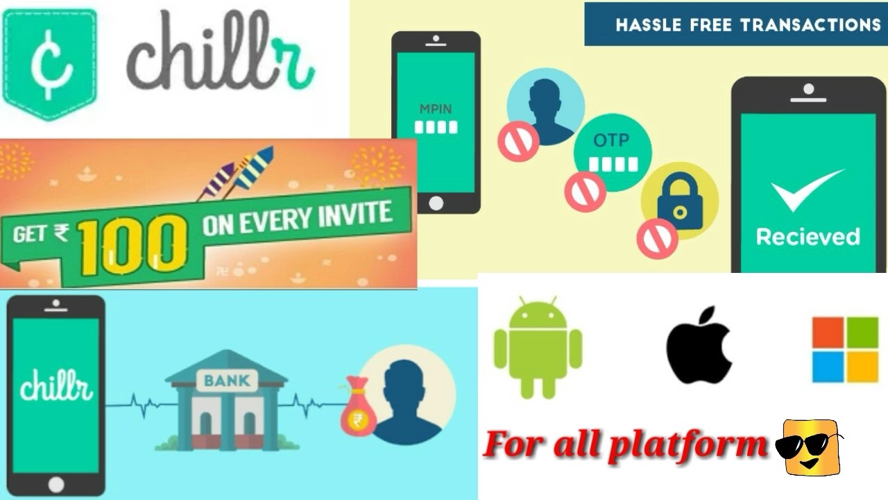 Chillr app invite and get 100₹ in your bank account - YouTube