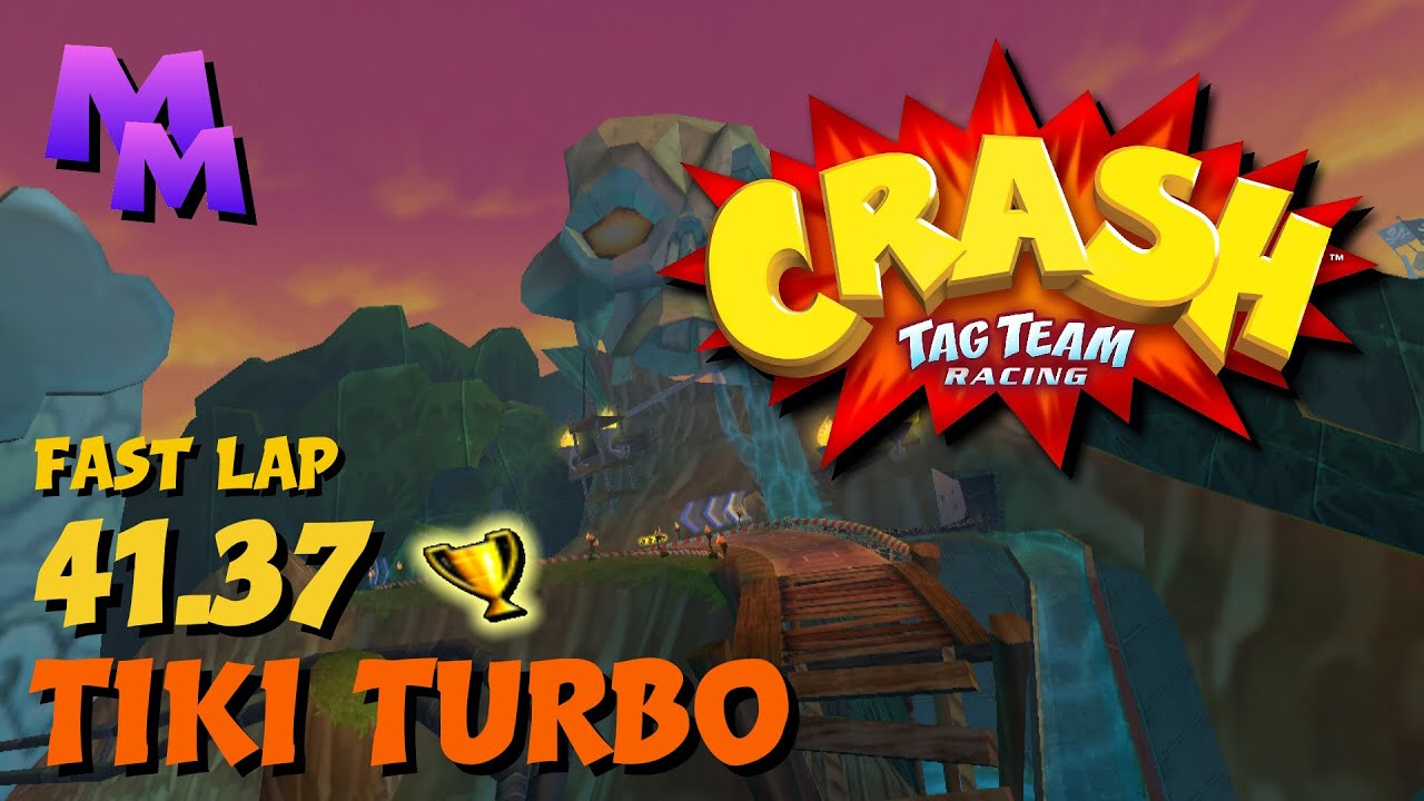 Crash Tag Team Racing - Tiki Turbo Fast Lap - 41.37 [PB] - YouTube