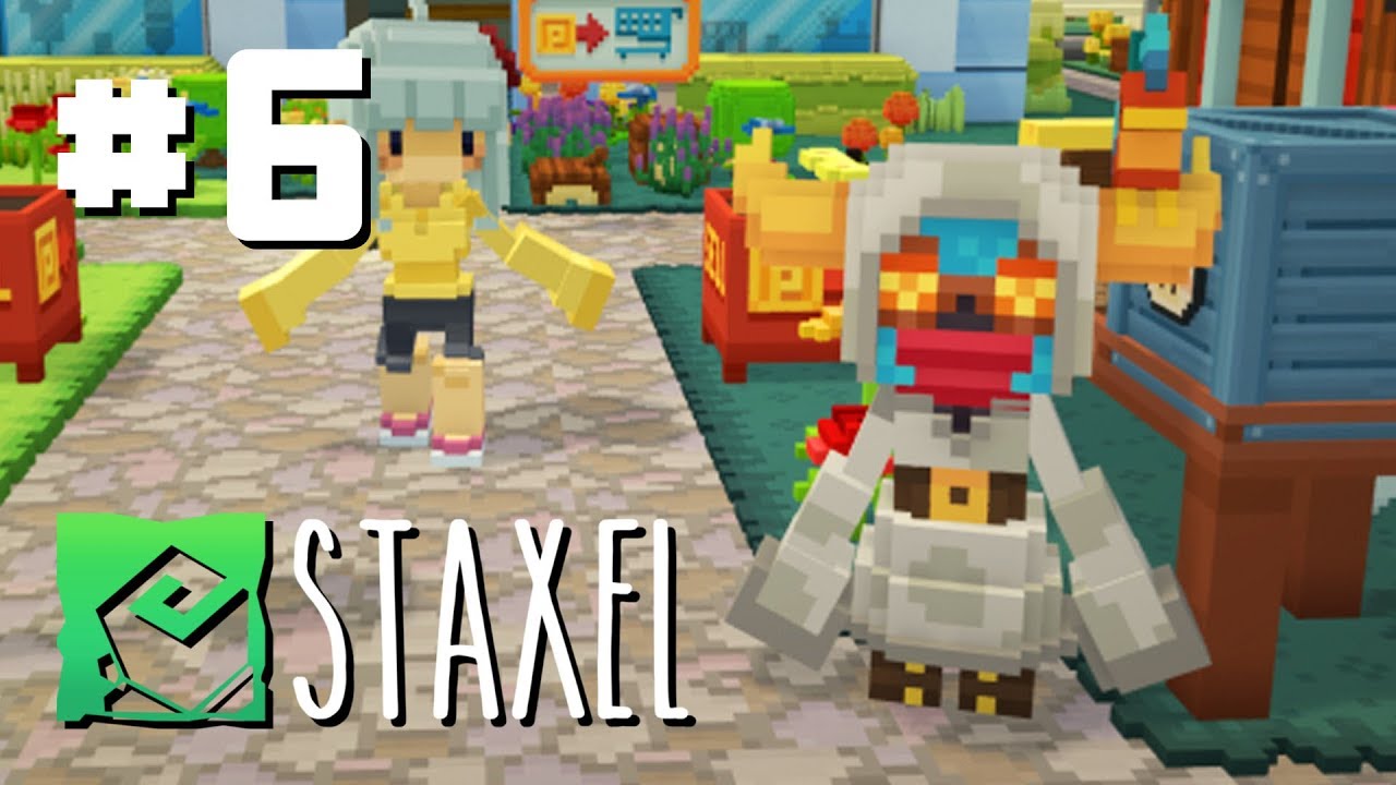 Let's Play Staxel - Ep 6 - Bug Catching in the Forest for CASH - YouTube