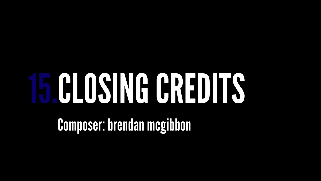 Closing Credits - YouTube