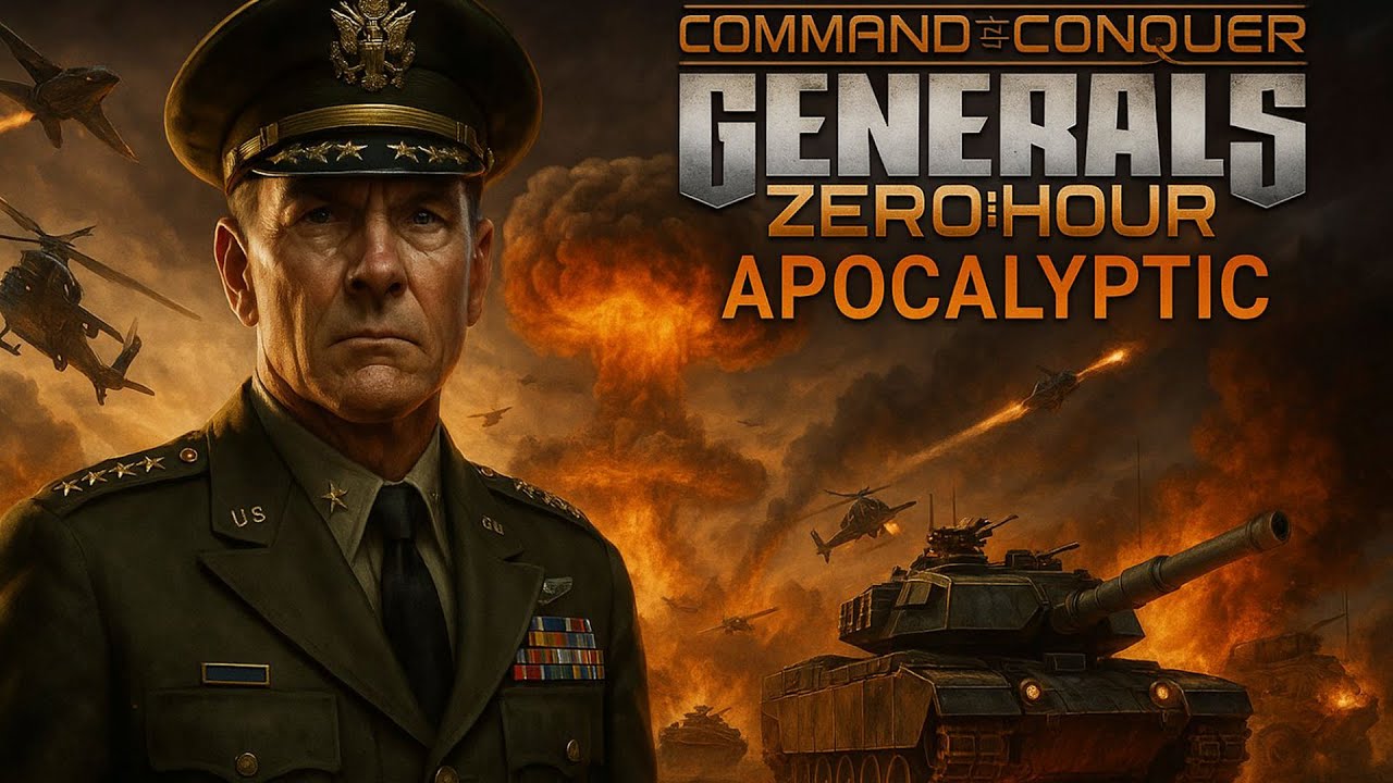 NO MONEY BOSS ARTILLERY VS 5 INSANE NUKE GLA NEW APOCALYPTIC GENERALS ...