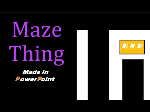 Maze Thing: A Game Made Completely in PowerPoint | Official Trailer ...