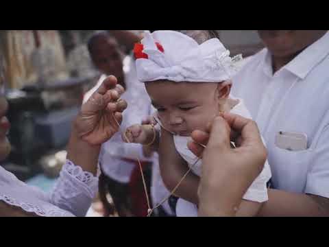 Cening Bagus - Galuh Liku dan Galuh Manis ( tiga bulanan Putu Bagus Krisnha Jaya ) Cucu Pertama ...