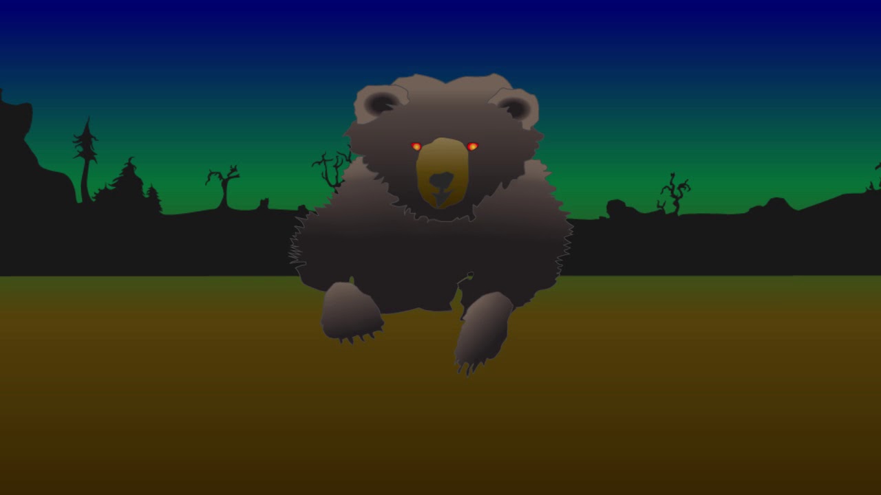 bear charge animation - YouTube