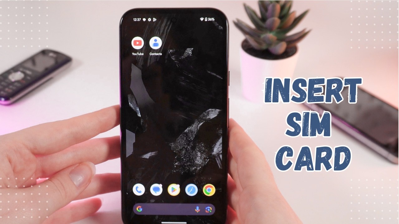 How to Insert SIM Card on Google Pixel 8a: Easy Guide - YouTube