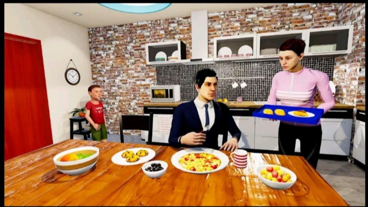 virtual mother +virtual mother simulator - android gameplay video # ...