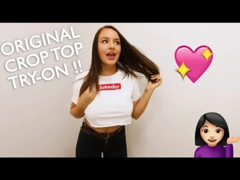 CROP TOP TRY ON HAUL!!!! THROWBACK THURSDAY