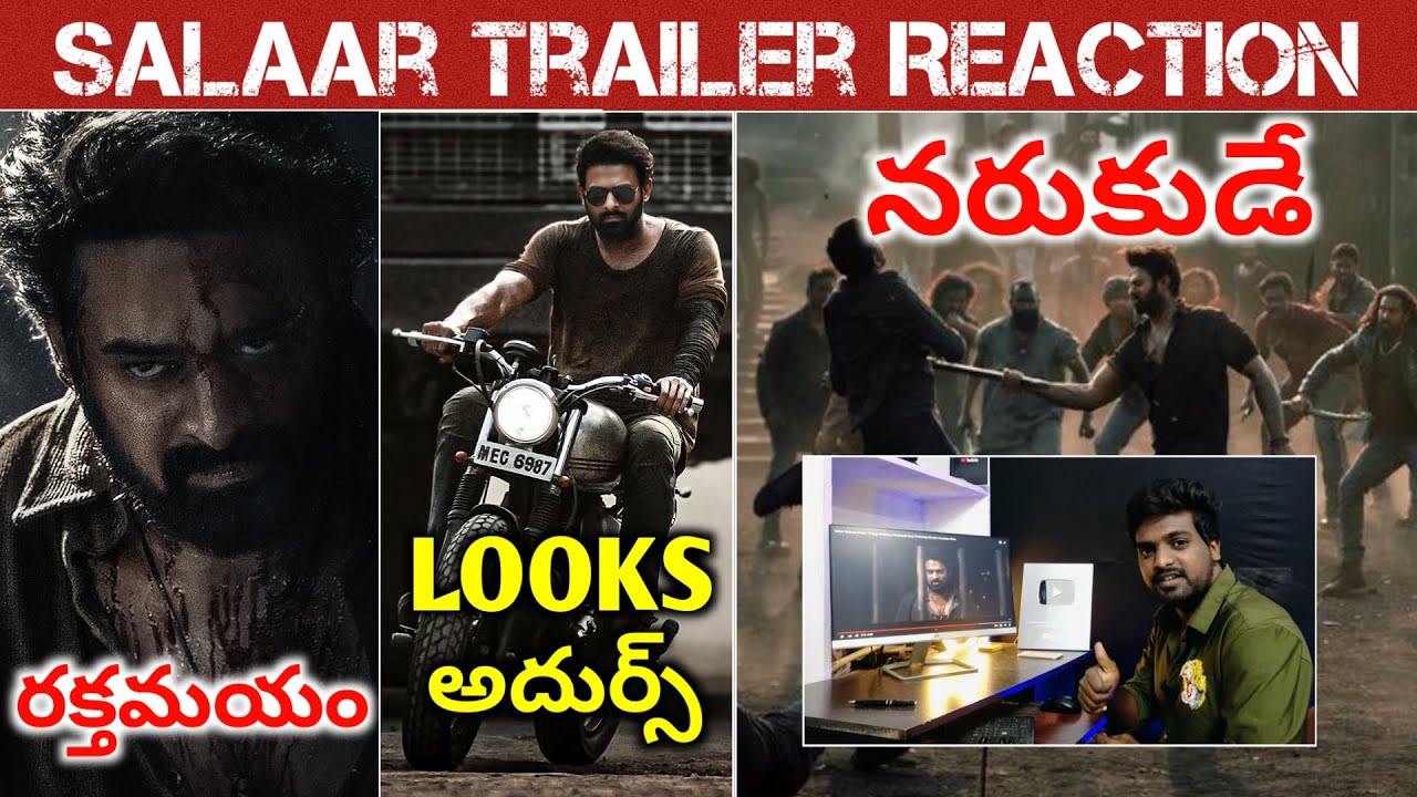 Salaar Release Trailer Reaction / Salaar Release Trailer Review ...