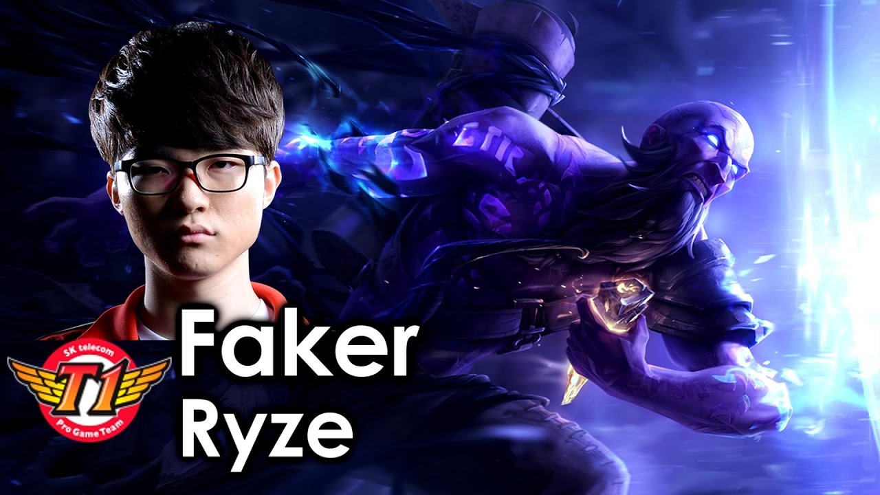 Faker picks Ryze - YouTube