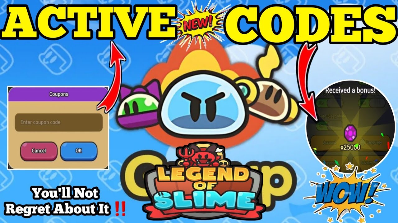 LEGEND OF SLIME: IDLE RPG WAR AUGUST 🎁 COUPON CODES! | LEGEND OF SLIME ...