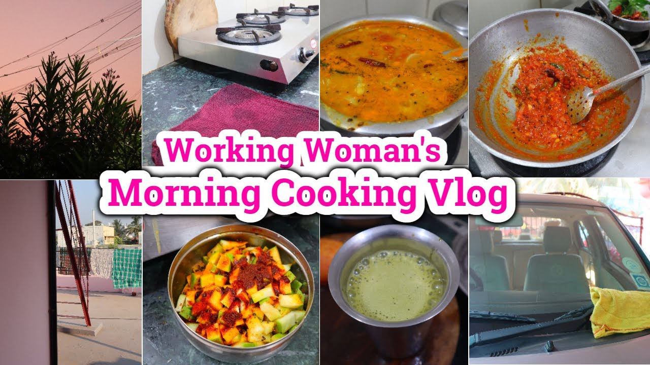 Working Woman's Morning Cooking Vlog | My Morning Cooking Routine ...