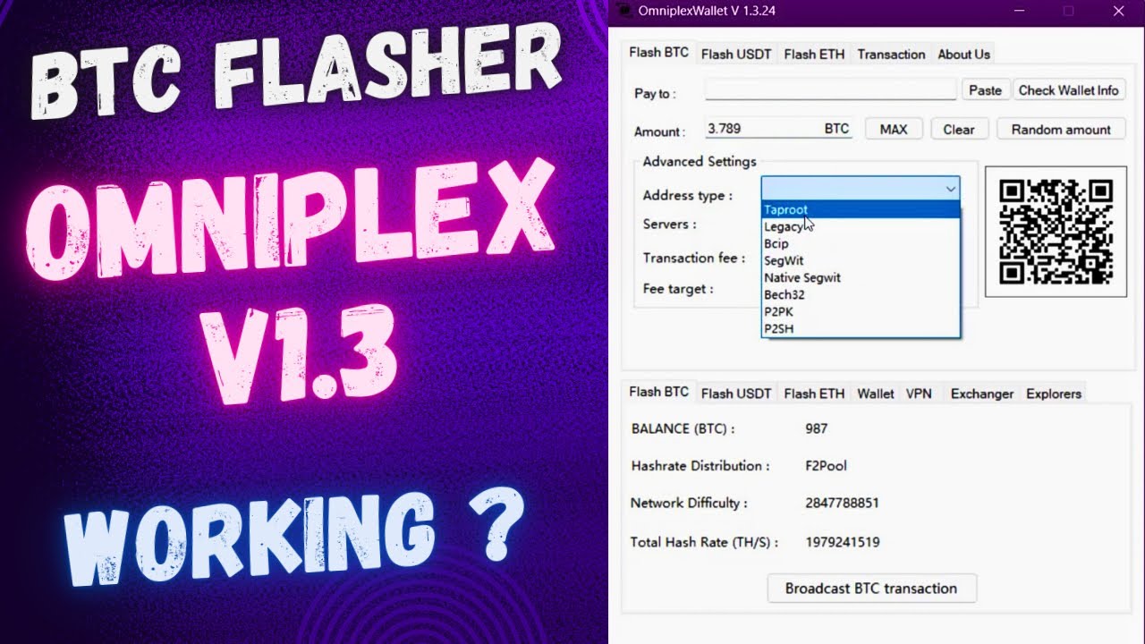 BTC Flashing Software Omniplex V1.3 | Working ? Price ? BTC flasher ...