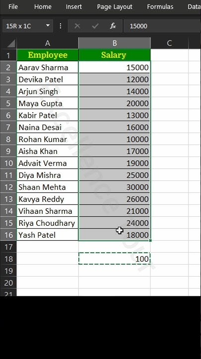 Basic data entry work in excel tips and tricks | #shorts - YouTube