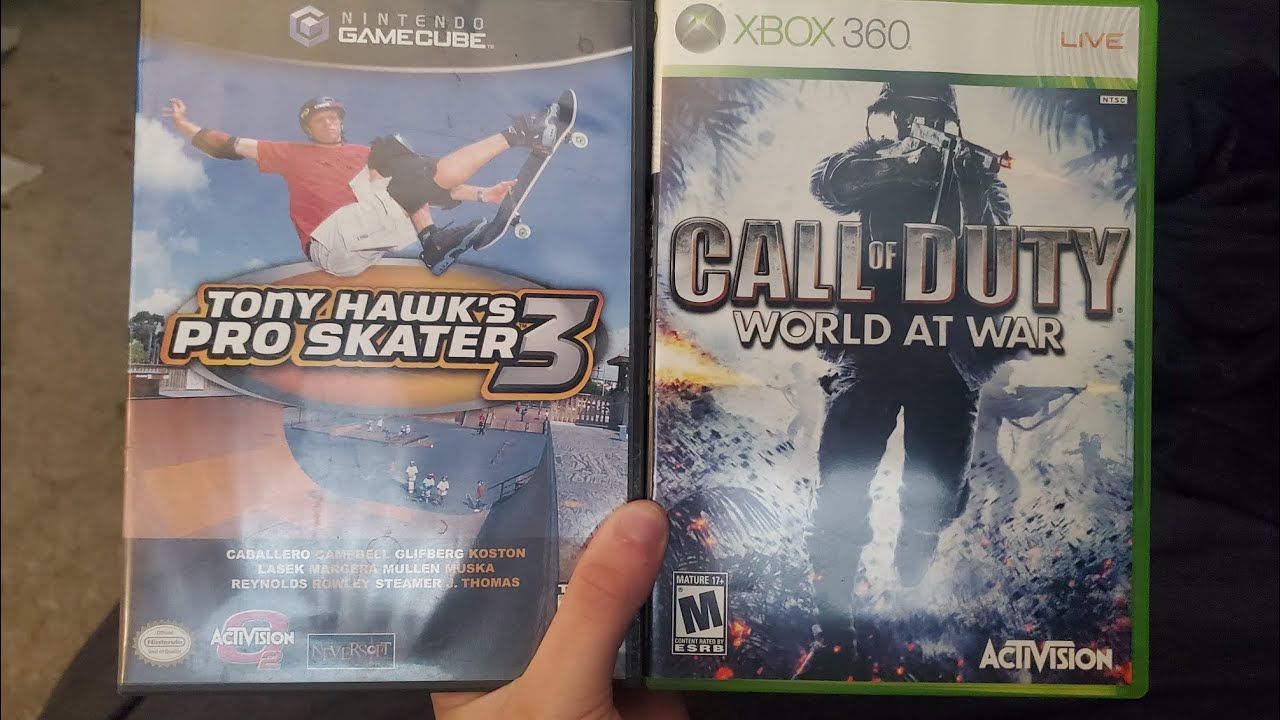 THPS3 Gamecube/Call Of Duty World At War Xbox 360 Game Unboxing - YouTube