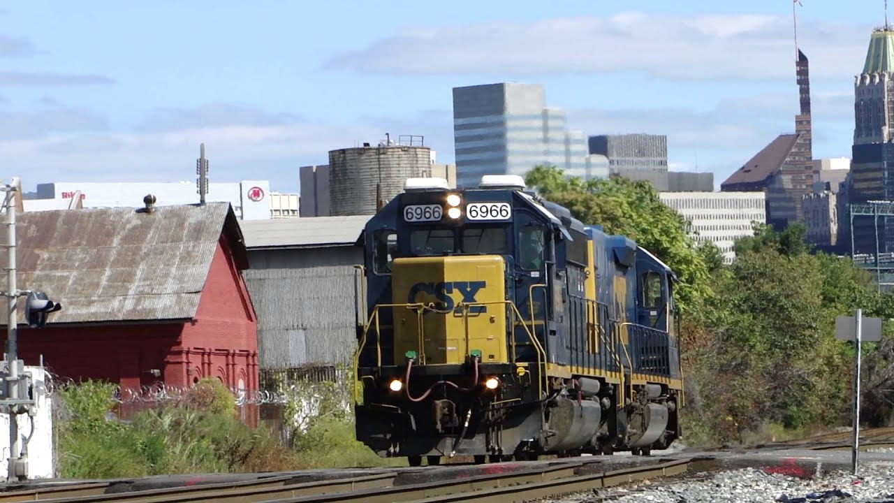 CSX Mother Slug Set in Baltimore, Maryland - YouTube