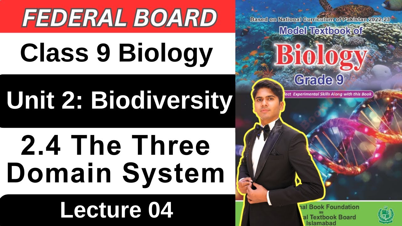 Chapter 2 Biodiversity | The Three Domain System | Class 9 Biology ...