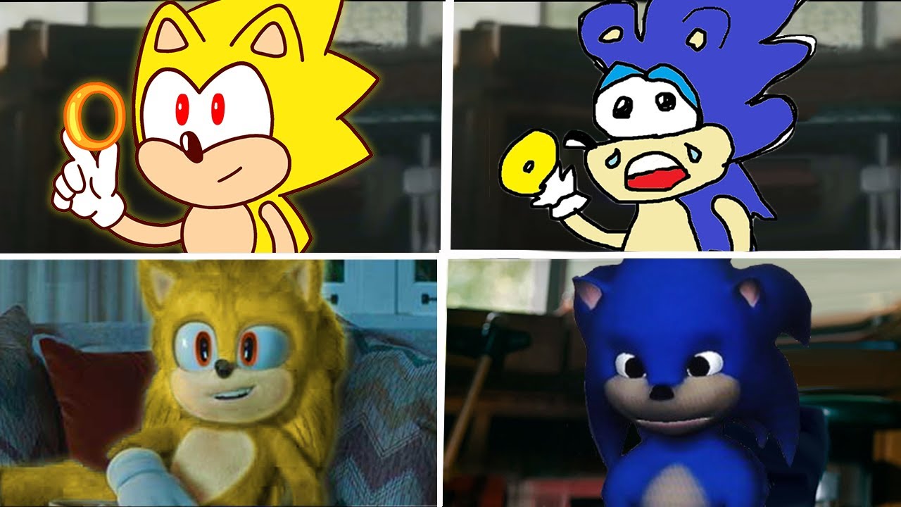 Sonic The Hedgehog Movie CURSED SONIC vs SUPER SONIC Uh Meow All ...
