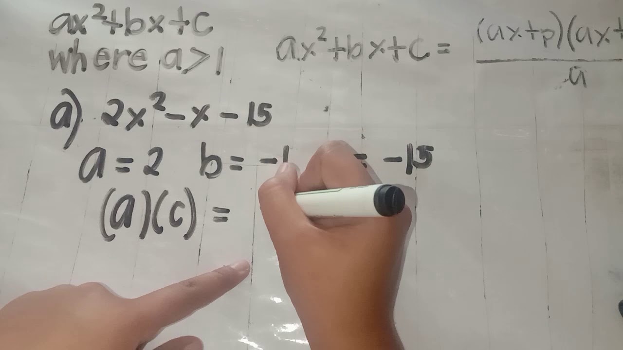 PART3! FACTORING OF QUADRATIC TRINOMIALS - YouTube