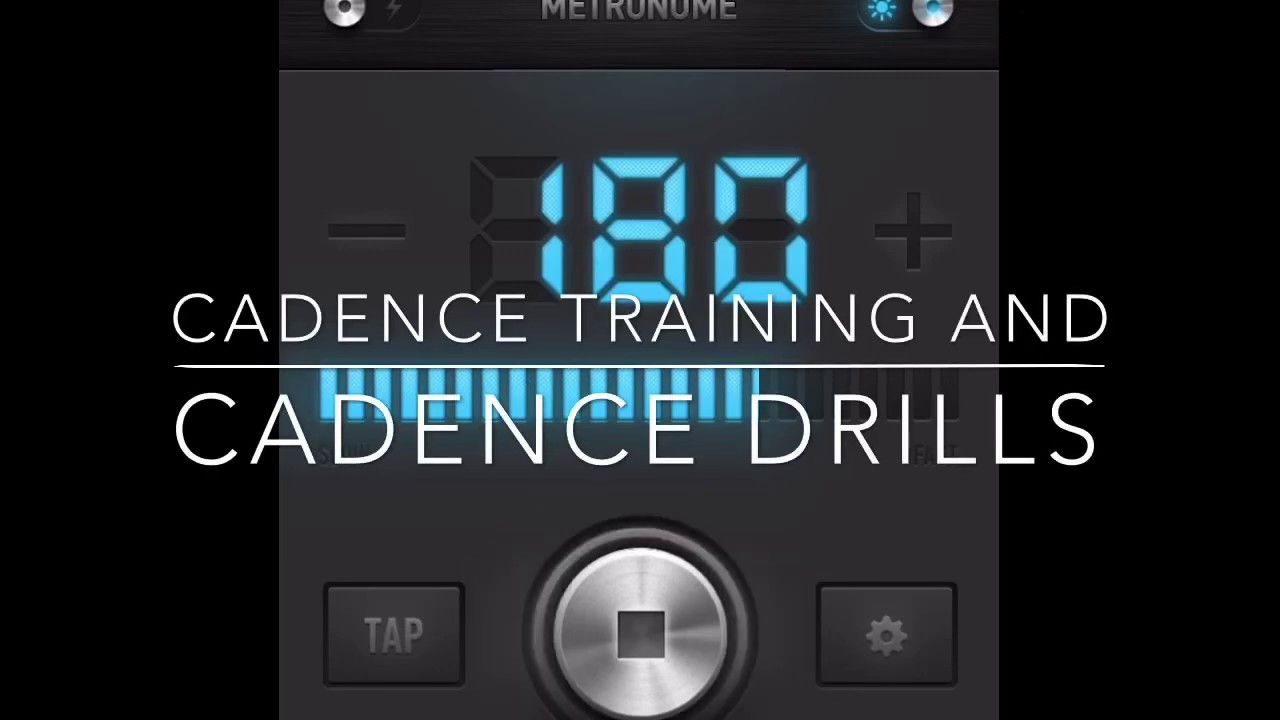 Cadence Training and Cadence Drills - YouTube