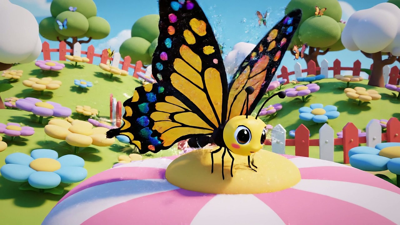 Tiny Butterfly Flaps Flap Flap Flee | Nature Adventure & Fluttering ...