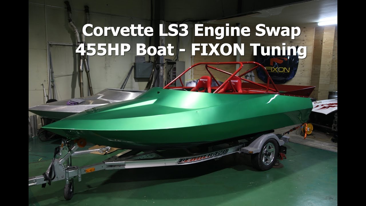 [ FLETA ] LS3 Engine Swap 455HP Power Speed Boat Teaser Movie FIXON ...