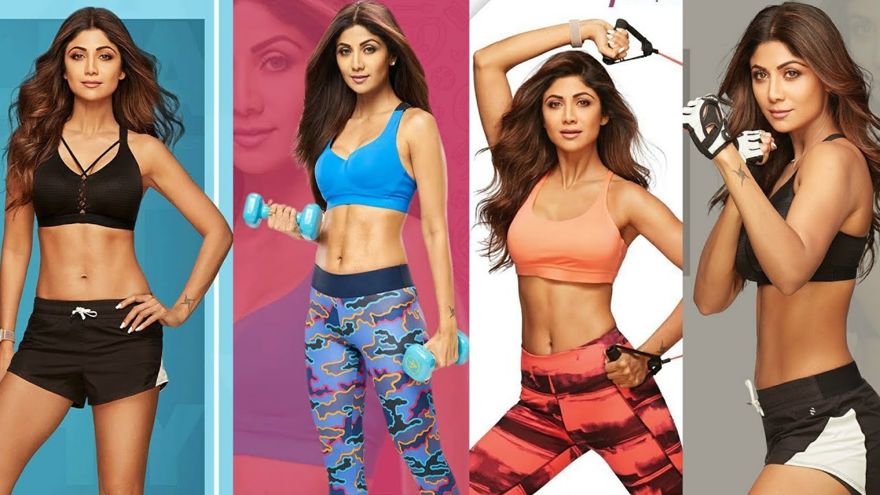 Shilpa Shetty Hot Gym Workout | Actress Shilpa Shetty Full Body Workout Fitness Video ...