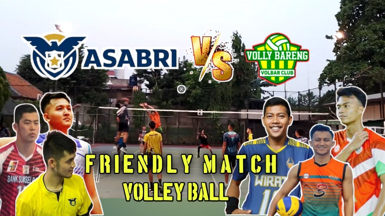 VOLLEY BALL ASABRI VS VOLBAR ‼️ - YouTube