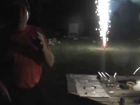 Extreme Backyard Fireworks..Full length - YouTube